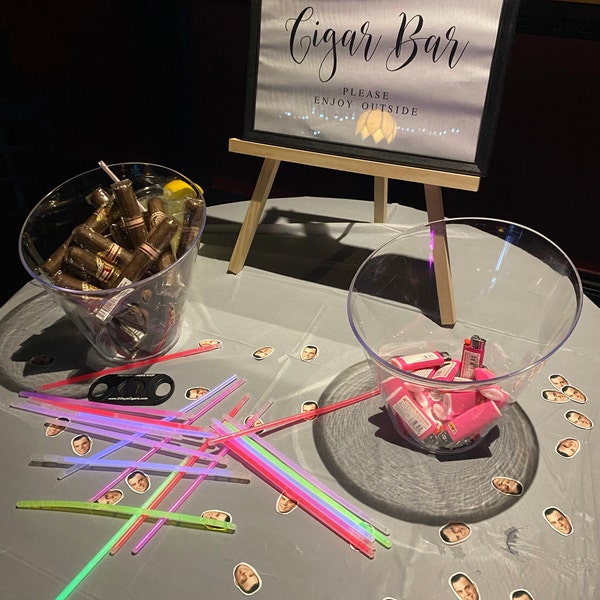 Light up the Night, Cigar Bar Sign, Please Enjoy Outside, Cigar Bar for ...