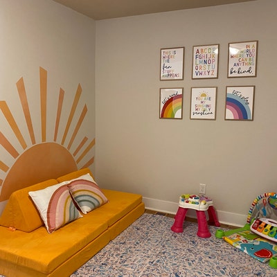 Playroom Art Set of Six, Playroom Poster, Playroom Decor, Daycare ...