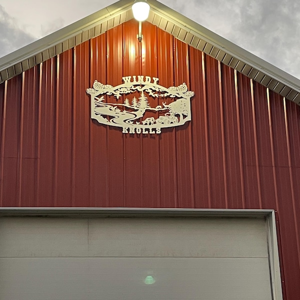 Custom Metal Farmhouse Sign, Custom Unique Family Gift, Personalized ...