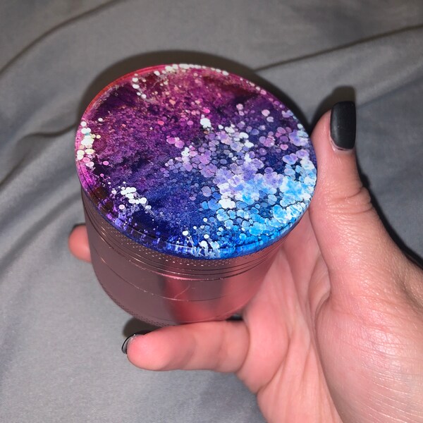 Purple Weed Grinder - Herb Grinder - Stoner Gifts for Her - Smoking ...