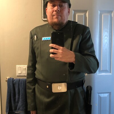 Imperial Officer Code Cylinder Silver Clip Dosimeter Style Replica Star ...