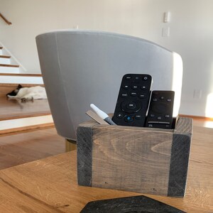 Remote Holder / Gifts for Dad / Remote Control Holder / Wood - Etsy