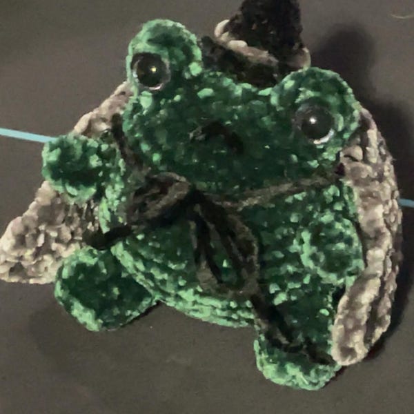 Crochet Frog Mage Pattern Updated Version. Froggy Mage. Amigurumi Frog ...