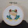 Red-eyed Tree Frog Cross Stitch PDF Red-eyed Tree Frog Embroidery ...