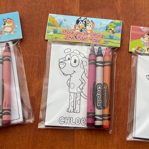 Choose Your Theme Party Favor Coloring Packets any Theme - Etsy