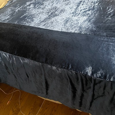 Luxury Royal Blue Velvet Duvet Cover 3 Pc Set Boho Bedding UO Comforter ...