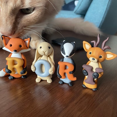 Forest Woodland Animal Theme Cake Topper Birthday Baby Child - Etsy