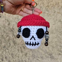 Skull Crochet Pattern: Amigurumi Keychain (3 in 1) (PDF Pattern) - Etsy ...
