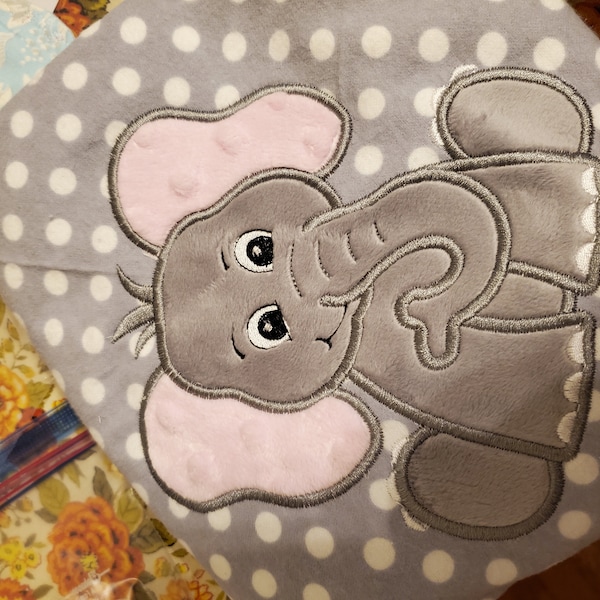 Applique Elephant Machine Embroidery Design Zoo Baby Jungle Boy Girl ...