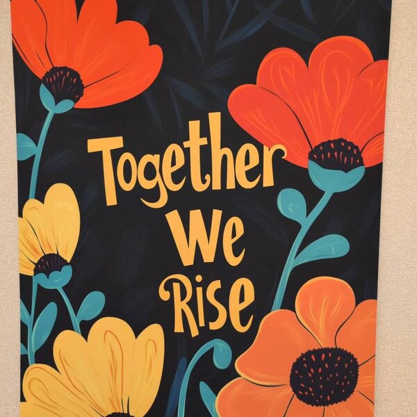 Workers' Rights Poster: Retro Abstract Art for Home Office - Etsy