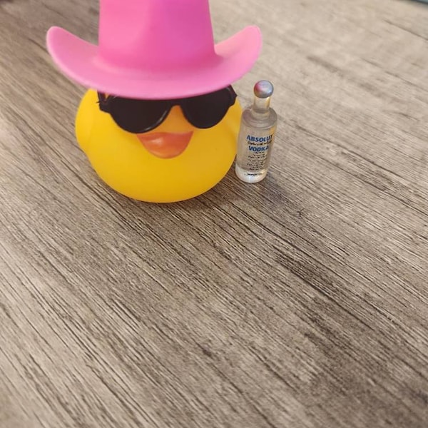 Liquor Bottle Rubber Duck Car Ornament: Top Shelf Cruising Duck - Etsy