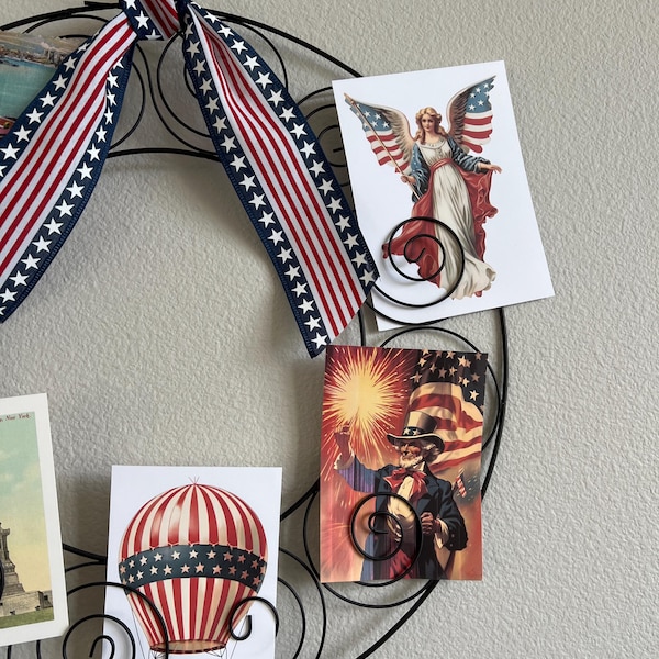 Vintage Patriotic Clipart Bundle 4th of July Independence Day USA ...