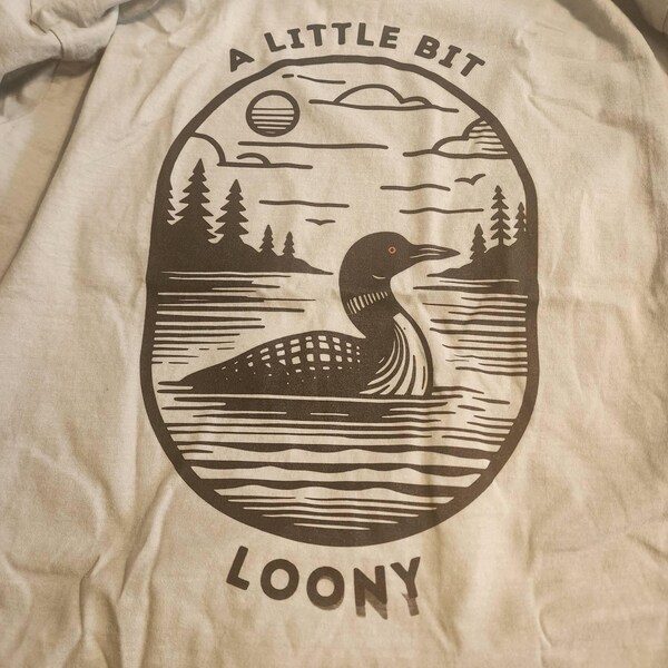 Leave Me A Loon, Funny Common Loon Sweatshirt, Minnesota Lake Loon ...