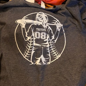 Softball Girl Shirt, Personalized Softball Fan Tshirt - Etsy