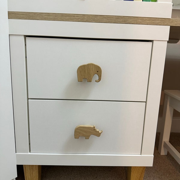 Safari Animal Drawer Knobs Safari Nursery Decor, Jungle Nursery Decor, Animal Drawer Handles ...