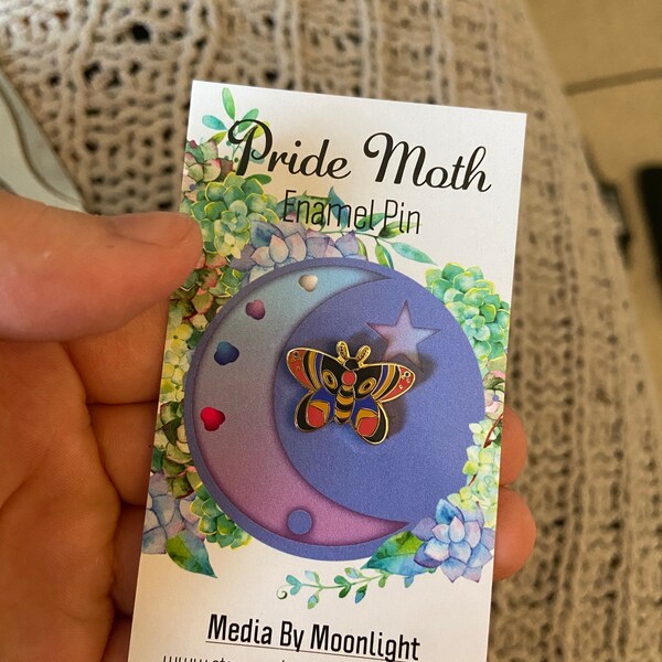 Green Black White Butterfly Moth Enamel Pin / Agender Pride Flag ...