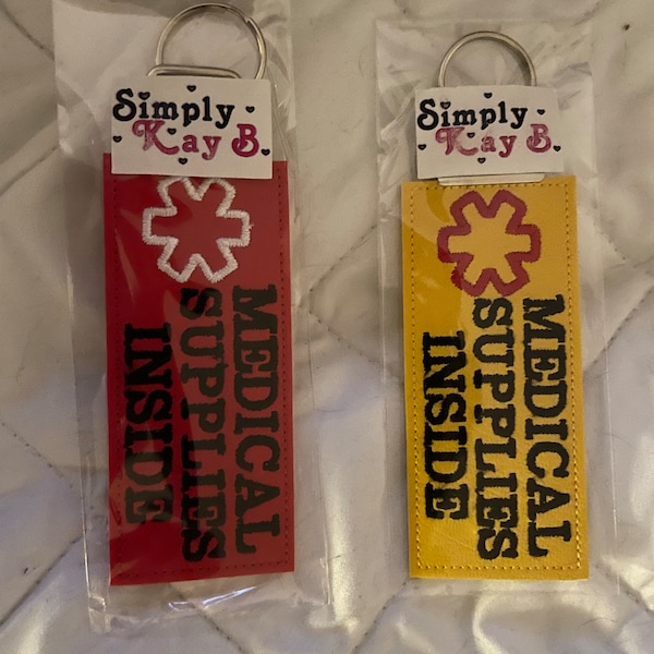 Medical Alert Keychain Charm Tag | Custom Medical Key Charm Tag ...