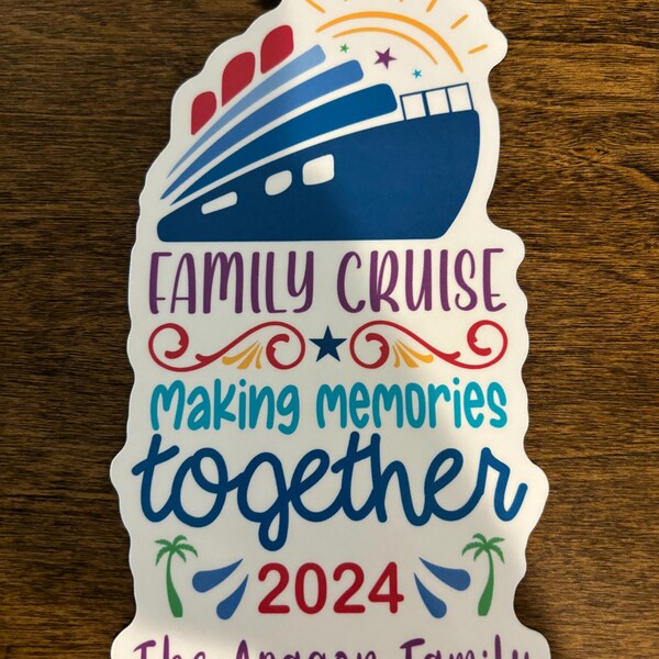 Cruise Word Art Wall Door Magnet Sign, Royal Caribbean Carnival MSC NCL ...