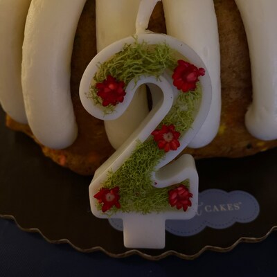 Sunflower Alphabet Candles Alphabet Birthday Candle Soy Wax Birthday ...