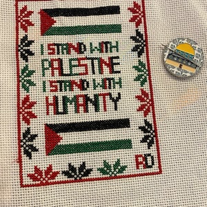 Cross-stitch Pattern: Palestinian Flag for Gaza Tatreez Pattern PDF ...