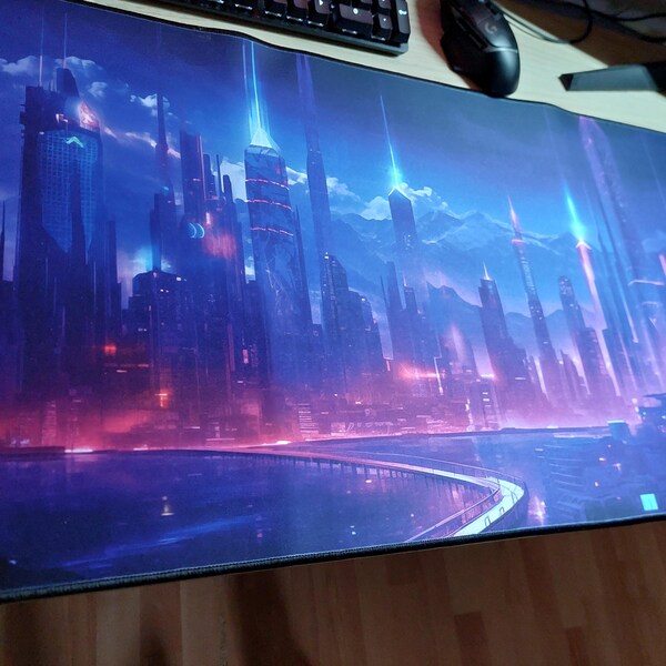 Retro Beach Desk Mat, Ocean Mousepad, Beachy Desk Decor, Nautical ...