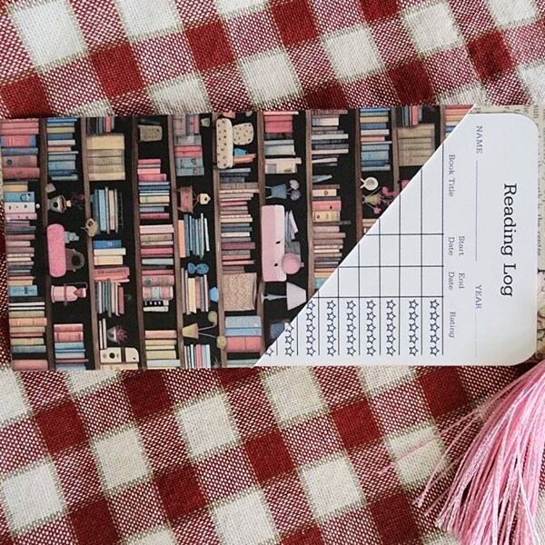 Bookmark Pouch + Reading Log & TBR Log Bookmarks || Colorful *BUNDLE ...