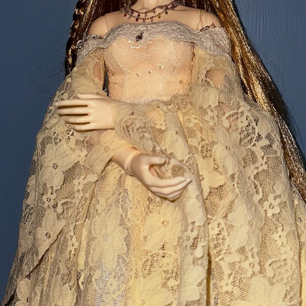 Customized Long Doll Dress Bjd Clothes for 1/3 1/4 1/6 65cm Blythe ...