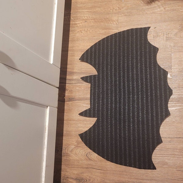 Bat Rug Welcome Mat Handmade 15"x22" Vampire Goth Halloween Spooky ...