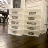 Days of the Week Label Set decals Only - Etsy