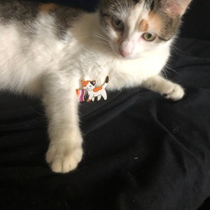 Bisexual Pride Flag Cat Hard Enamel Pin Lapel Pin Bi Flag Pin Lgbtq Pin ...