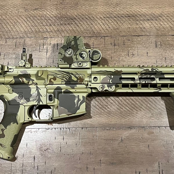 DCU Camo Stencil Pack for Duracoat, Cerakote, Spray Paint, Vinyl Weapon ...