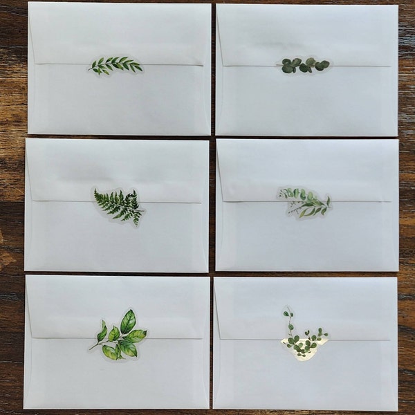 Sticker Pack / 40 Pc. Vintage Style Leaves & Stems Stickers Inspiration ...