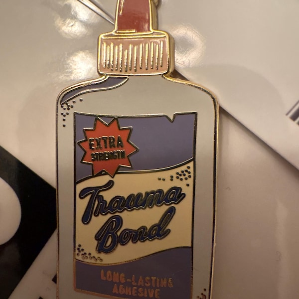 Trauma Bond Enamel Pin - Etsy