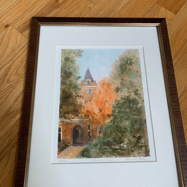 UT Ayres Hall Original Watercolor, Knoxville TN, University of ...