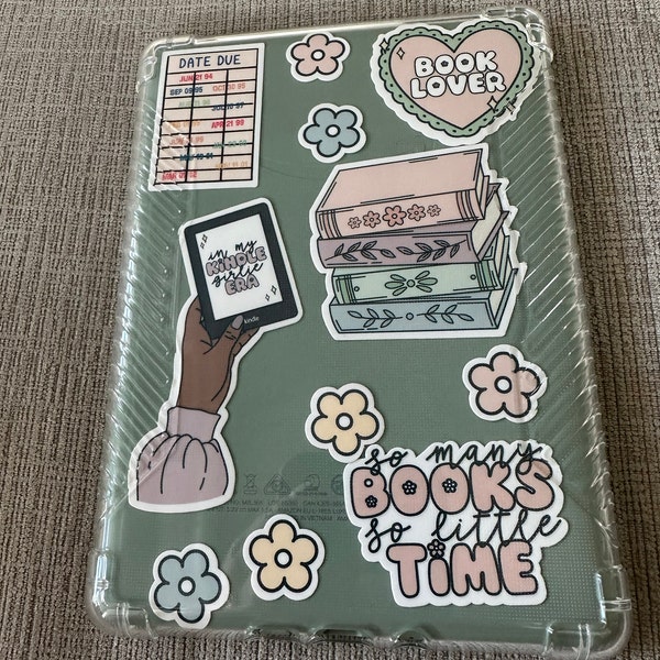Kindle Girlie Sticker Pack | Bookish | Bibliophile | Kindle Stickers ...