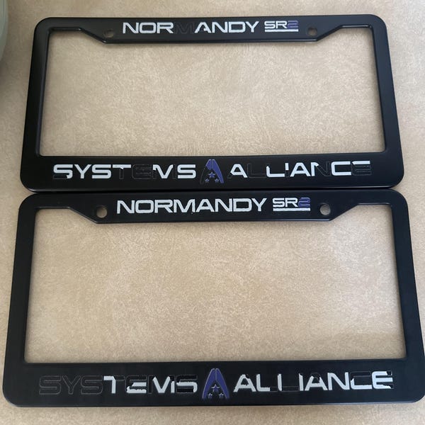 Black Mesa License Plate Frame, Gamer License Plate Holder, Game Car ...