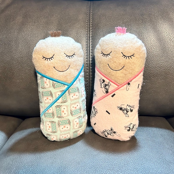 ITH Baby Doll Softie - Machine Embroidery Project Design 3 Sizes, in ...