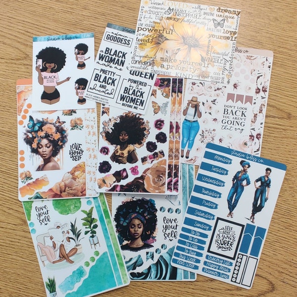 Planner Stickers Dolls the Elevated Juneteenth Doll Collection Choose ...