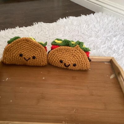 Taco Crochet Pattern PATTERN ONLY PDF Download Amigurumi Beginner Easy ...