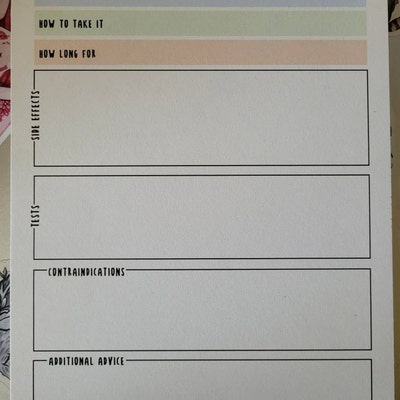 A4 Disease Summary Notepad for Medical Students, Nursing Students ...