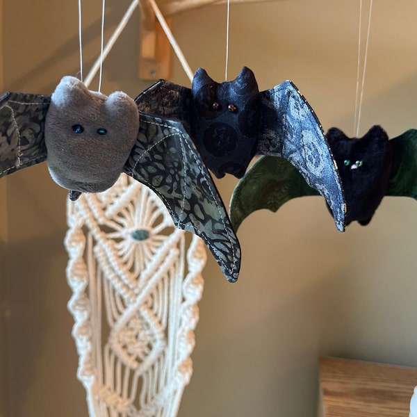 PDF Sewing Pattern, Primitive Halloween Bat Ornie Pattern, Digital ...