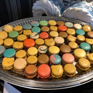 Lemon French Macarons 612 or 24 French Yellow Macaroons - Etsy