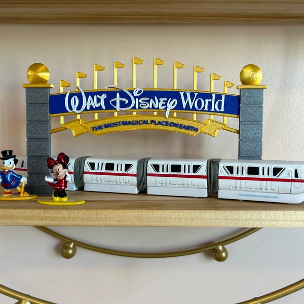 Walt Disney World Resort Entrance Archway Inspired Miniature Replica ...