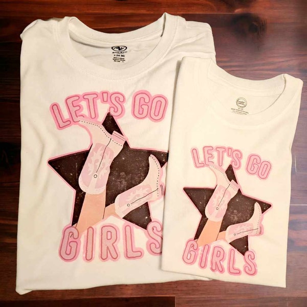 Let's Go Girls Cowgirl Legs Boots Western Instant Digital Download ...