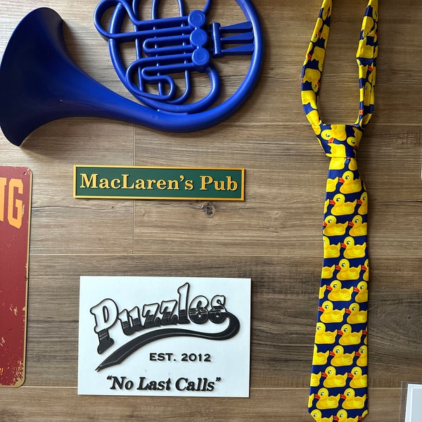 Maclaren’s Pub Sign - 3D Printed How I Met Your Mother Decor, Geeky ...