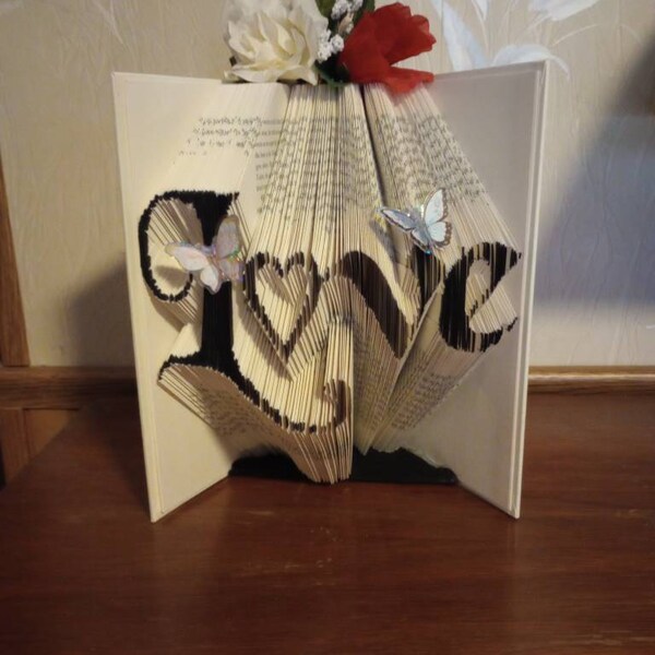 Book Folding Patterns - LOVE - 556 Pages, + Tutorial Valentine's Day ...