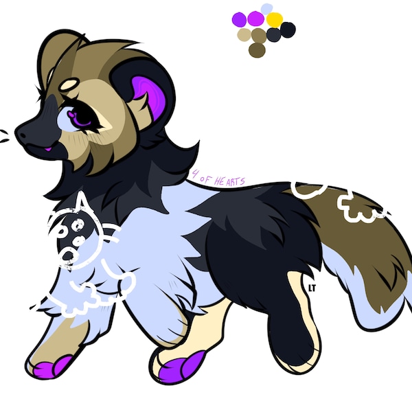 SUPER Reference Sheet Custom Furry Art Commission Digital Art - Etsy