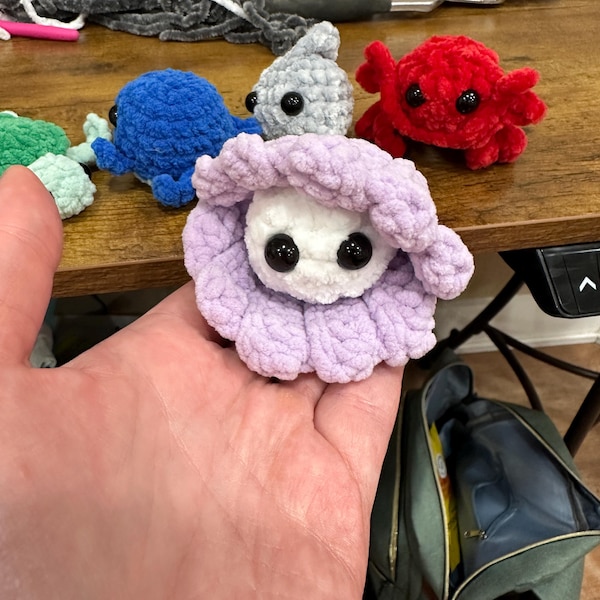 Mussel No Sew Crochet Pattern, No Sew Amigurumi Crochet Patterns ...