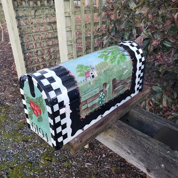 Mailbox, Personalized, Hand Painted, Unique, Unique Gifts, Home, New ...