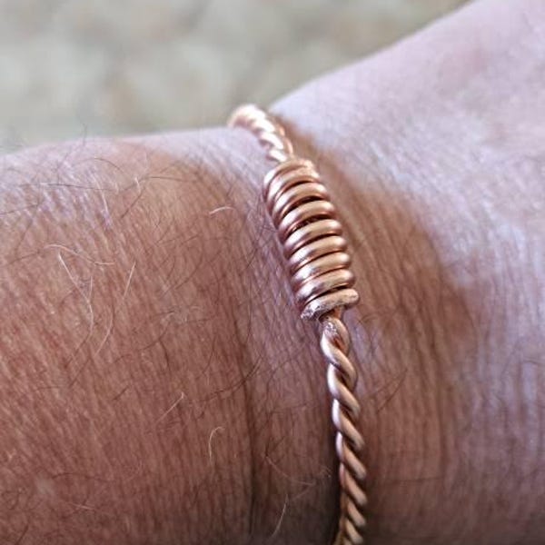 Wand Made With Copper Tensor Wire/quartz Crystal With 2 Tensor Rings ...